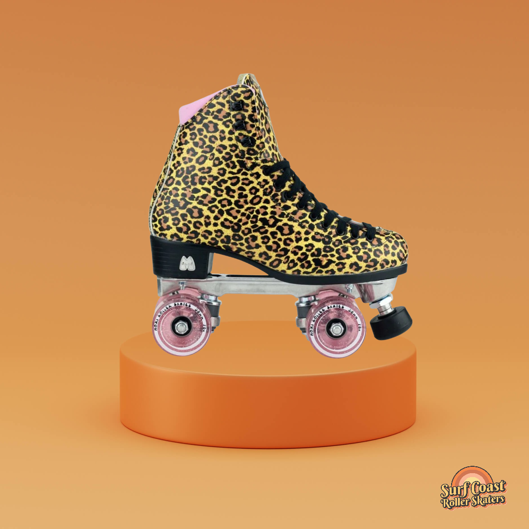 Moxi Jungle Leopard Skates | Surf Coast Roller Skaters