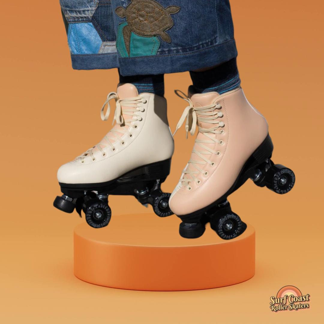 Chuffed Cruiser Roller Skates SUNRISE: Apricot/Cloud | Surf Coast ...